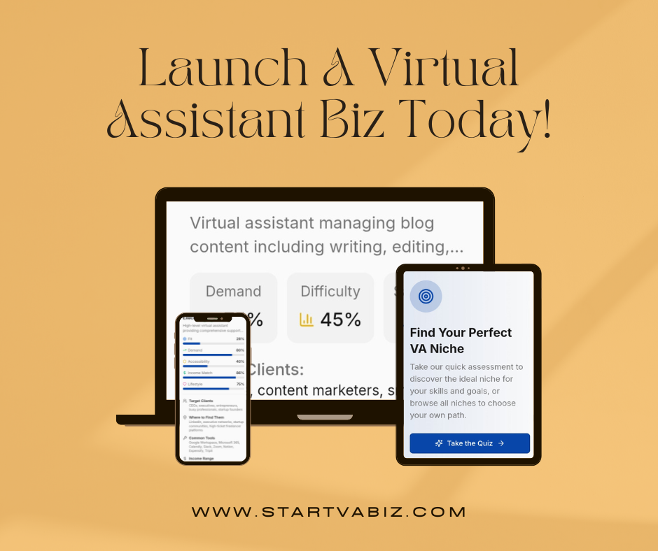 Start VA Biz - Find Your Perfect VA Niche